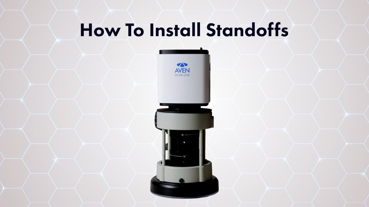 How To Install Long Standoffs for Digital Microscopes – Aven Tools