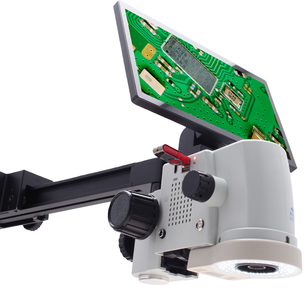 MicroVue Digital Microscope with Ultra-Glide Stand [17x - 110x] – Aven ...