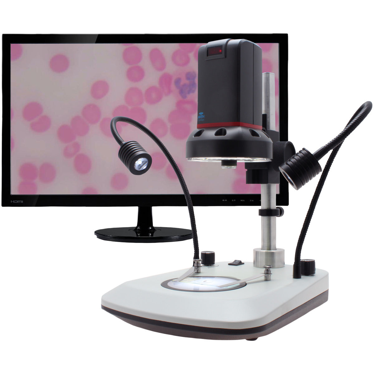 Digital Microscope Cyclops 4K Ultra HD [13x-140x] with Post Stand w/ G ...