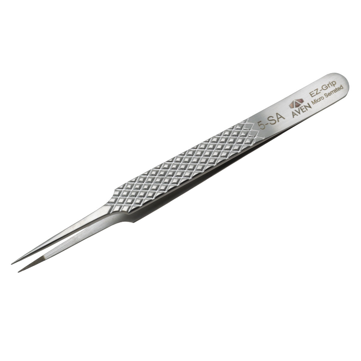 EZ Grip Micro-Serrated Tweezers Stainless Steel, 5 Pattern – Aven Tools