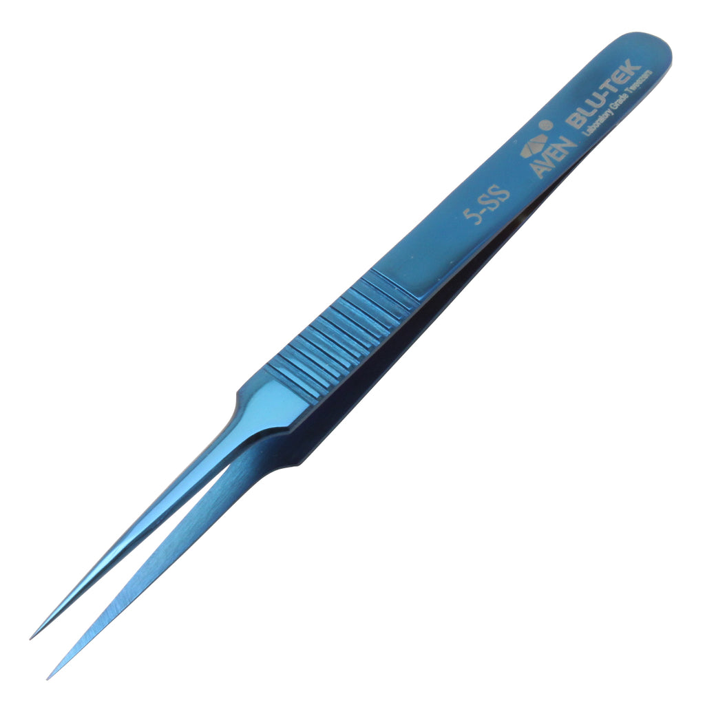Blu-Tek Tweezers with Long Fine Tips Style 5-SS – Aven Tools