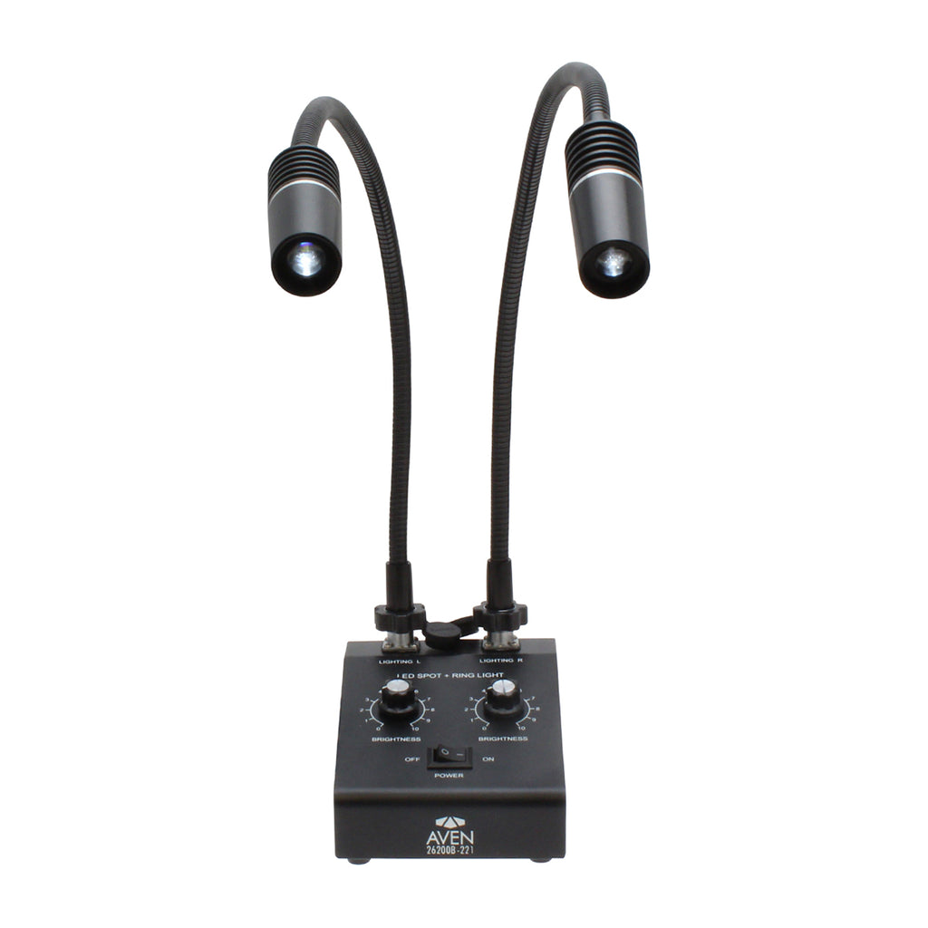 LED Dual Gooseneck Spotlight Illuminator – Aven Tools