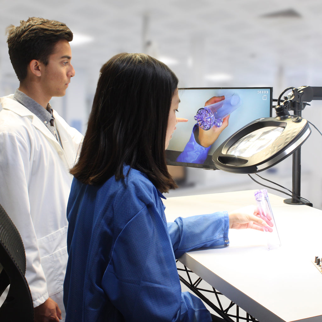 Inspector™ 5 Diopter [2.25x] Magnifying Lamp with HD Camera ESD Safe ...