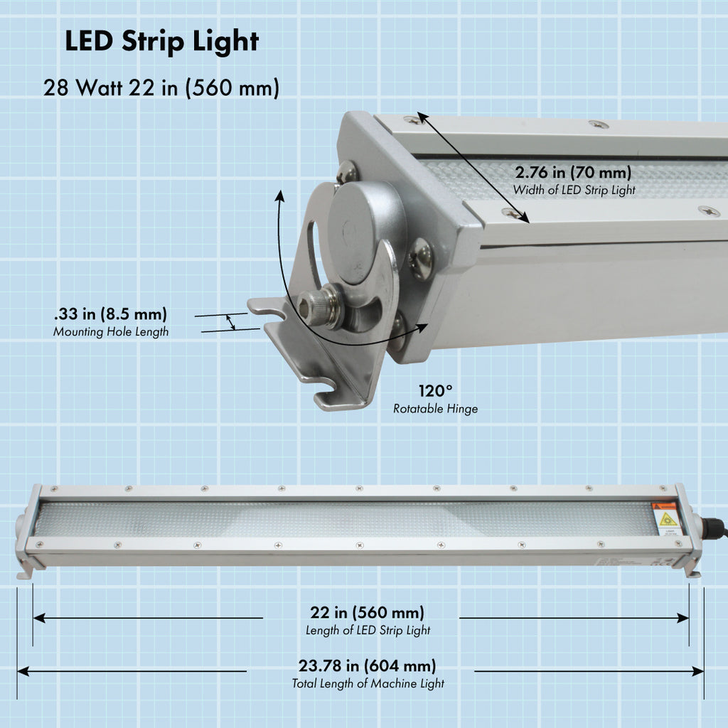 LED Machine Light 22 in (560mm) 28 watt 26600-510 – Aven Tools