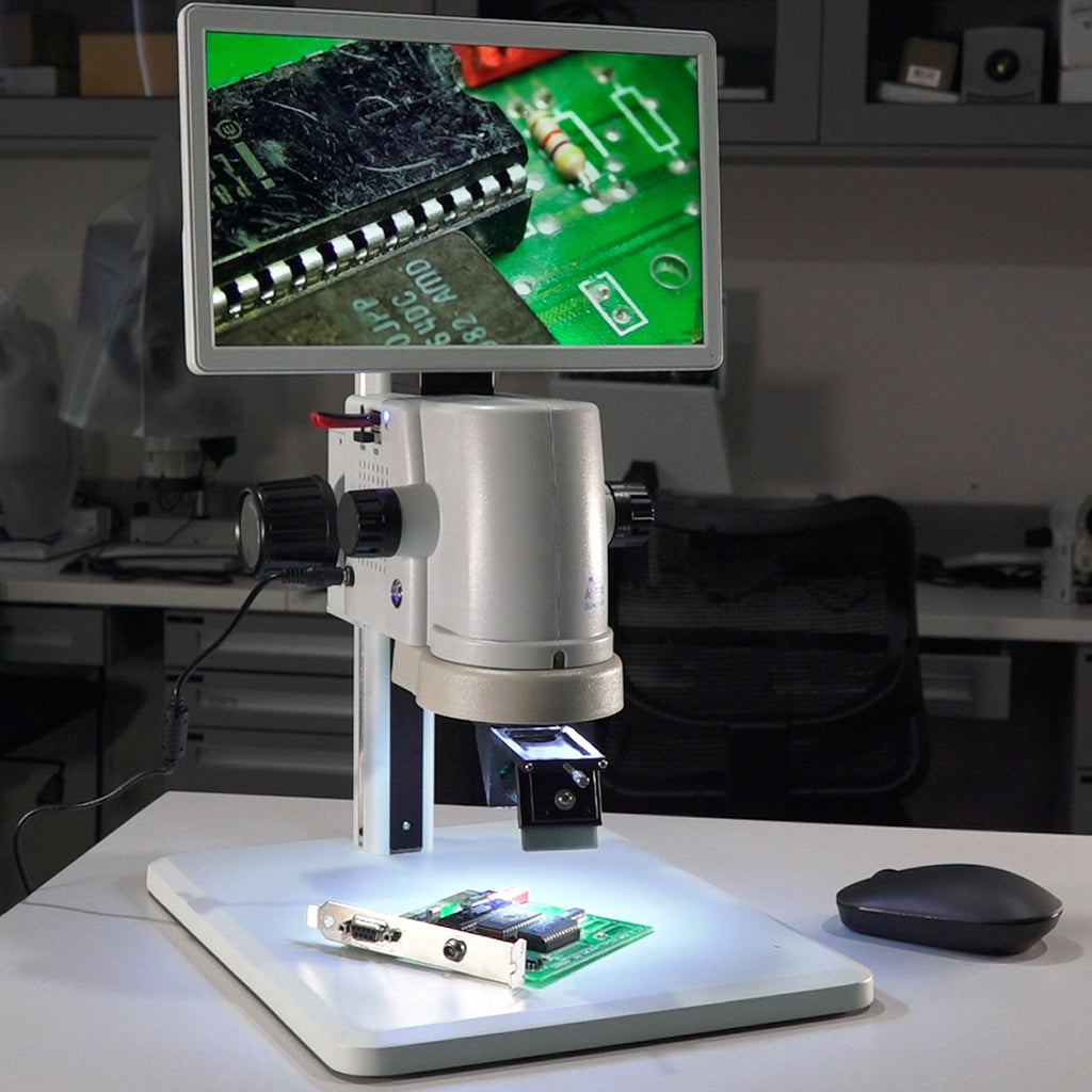 MicroVue Digital Microscope with 360 Viewer [17x - 110x] – Aven Tools