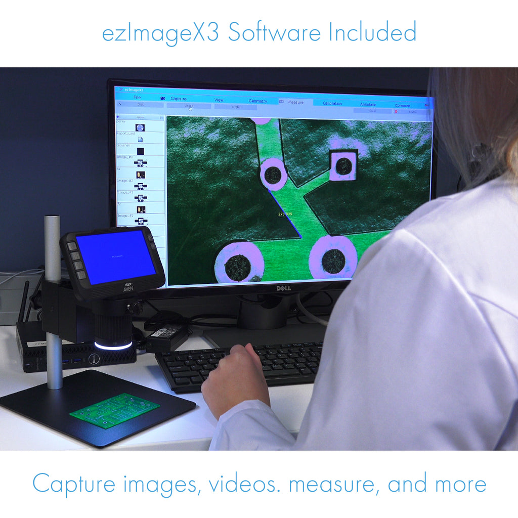 Mighty Scope ClearVue Digital Microscope 8x-25x with Post Stand – Aven ...