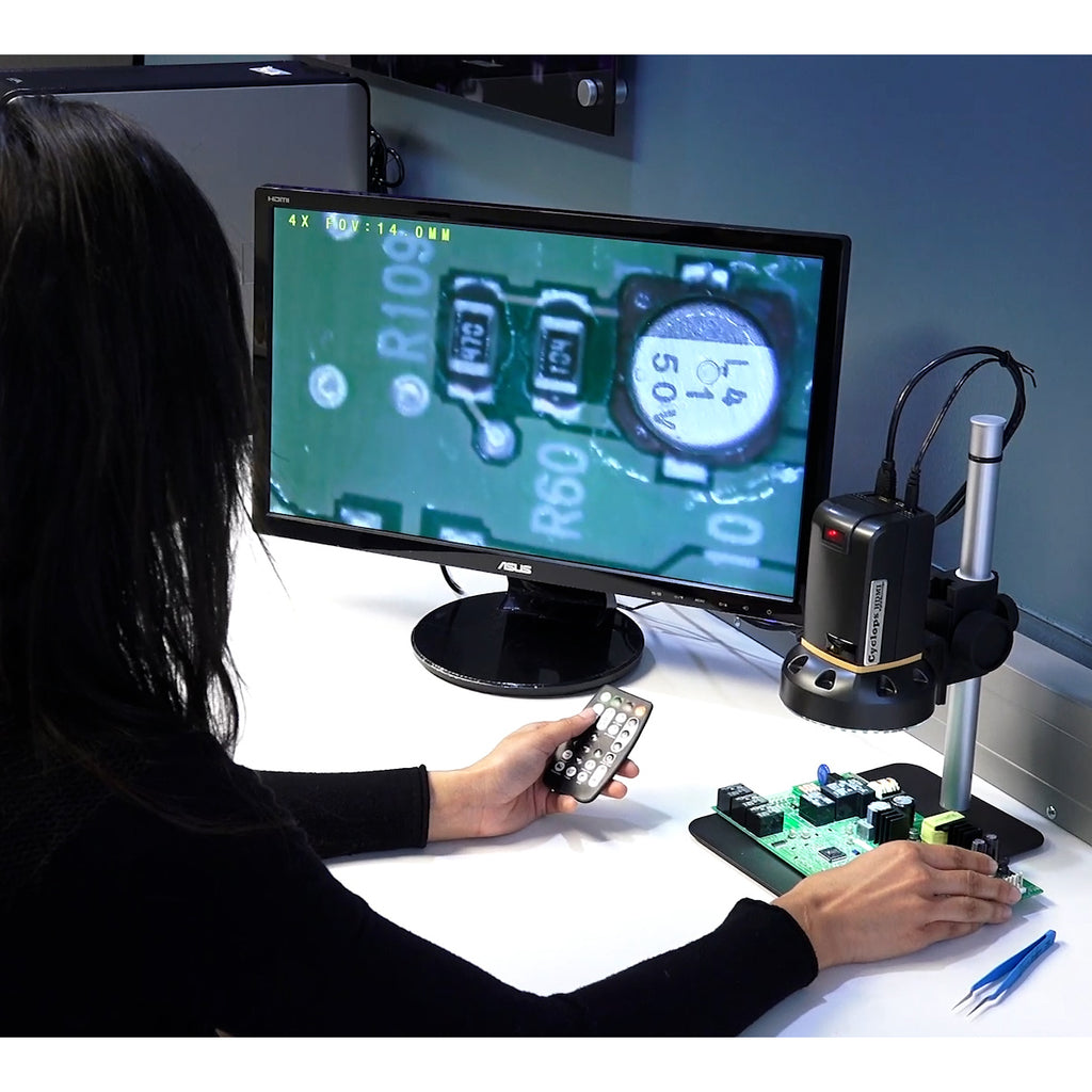 Digital Microscope Cyclops HDMI [12x-132x] with 4x Lens – Aven Tools