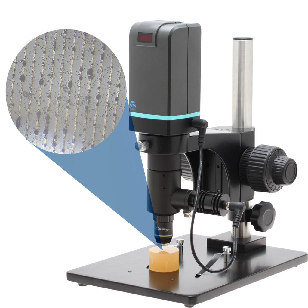 Digital Microscope Cyclops Metallographic [284x - 2042x] with 4x, 10x, – Aven Tools