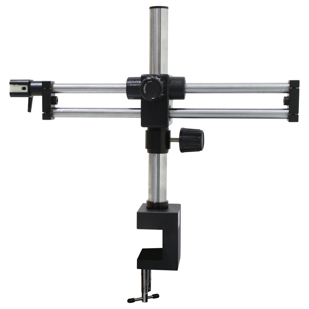 SPZ-50 Stereo Zoom Microscope [6.7x - 50x] on Dual Arm Boom Stand with ...